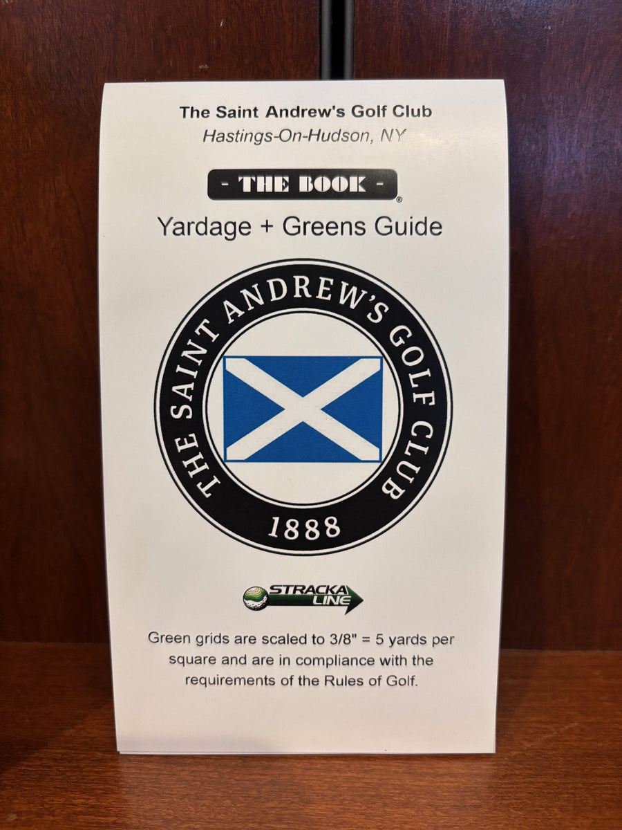 Stracka Line Saint Andrew's Yardage Book – The Saint Andrew’s Golf Club